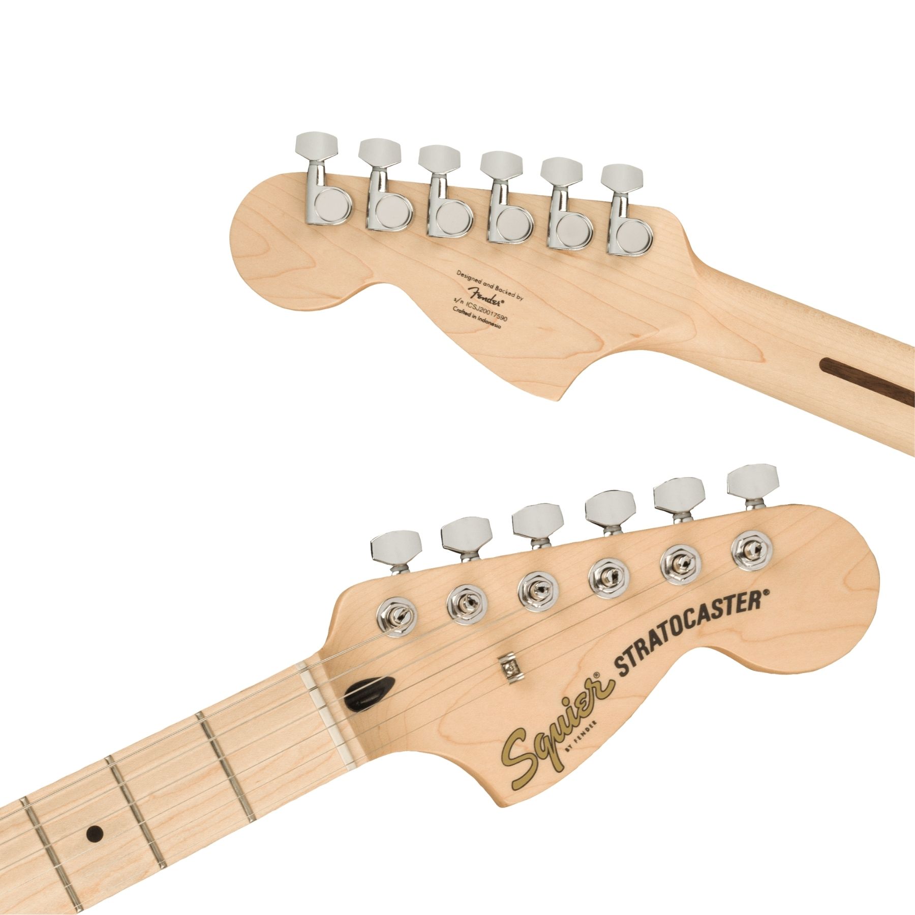 Chitarra elettrica Fender Squier Affinity Stratocaster fmt hss mn black ...