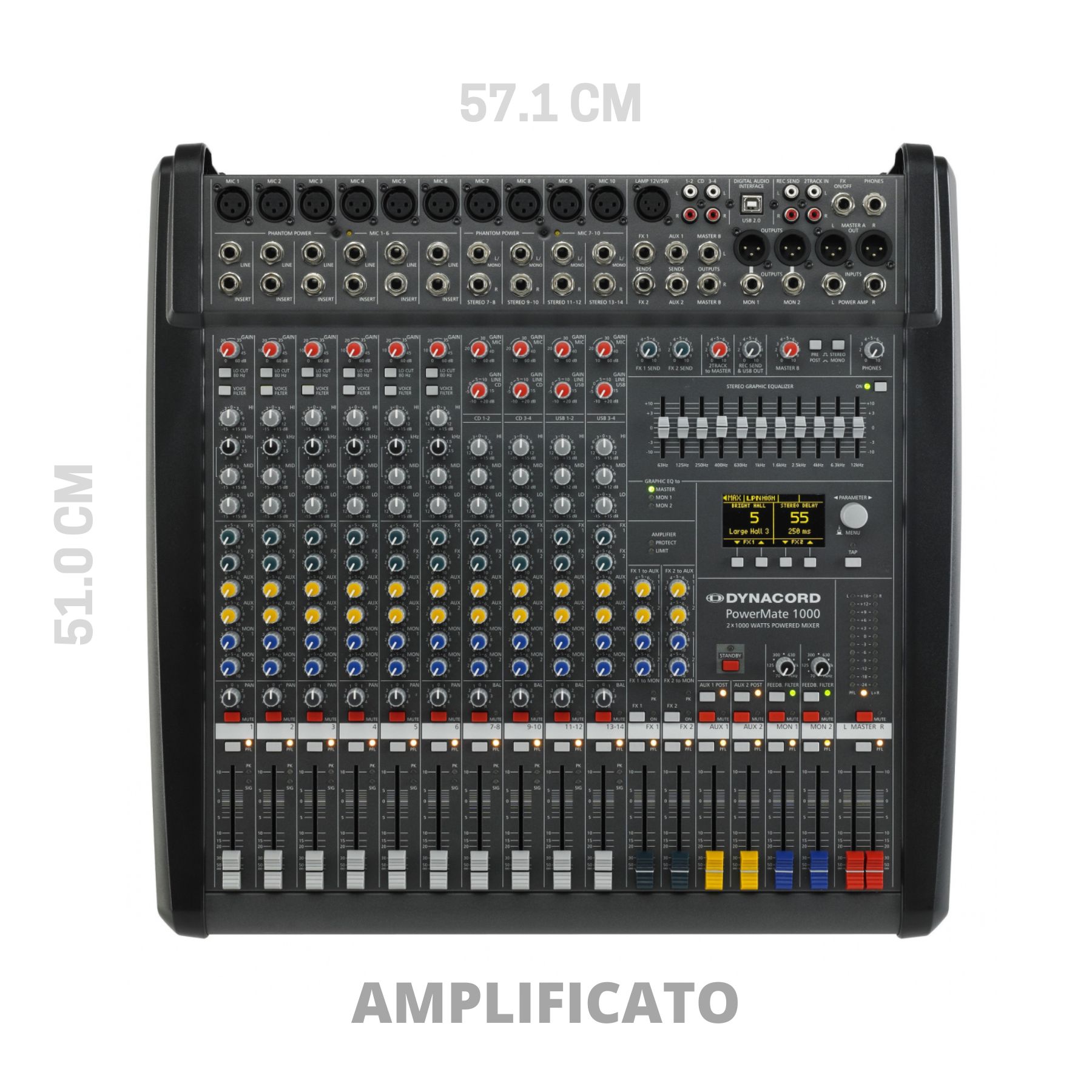 Mixer amplificato Dynacord POWERMATE 1000-3 2000w