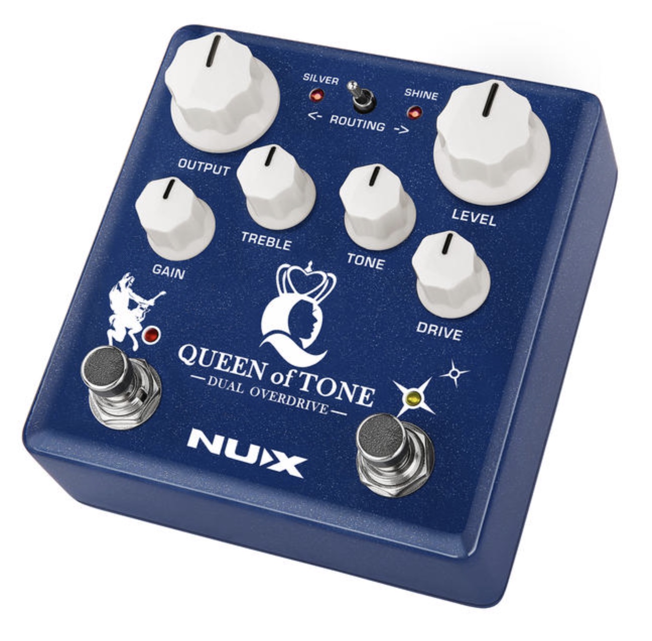 Pedale Nux Queen of Tone NDO-6 dual overdrive